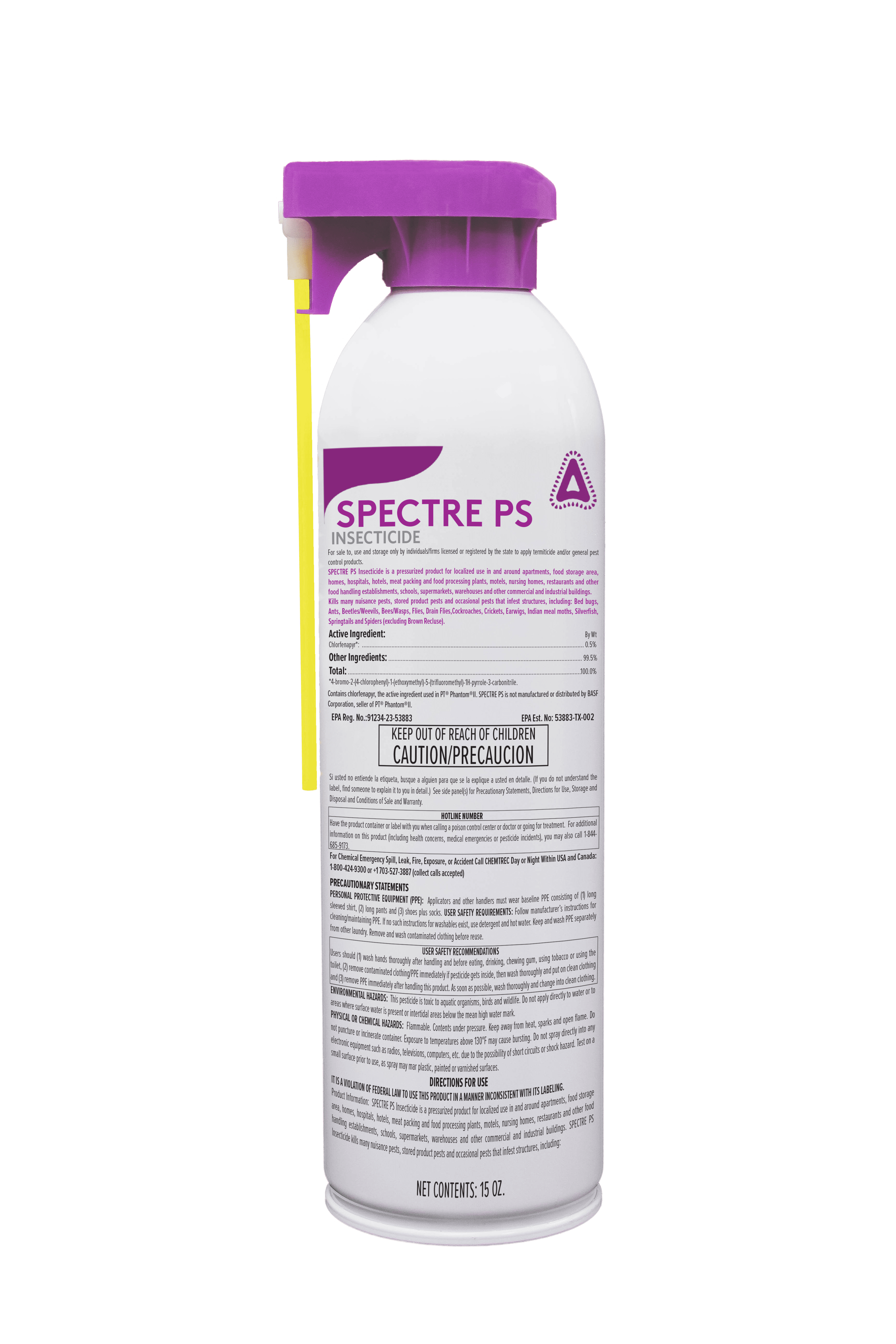 Spectre PS Bug Killer - Indoor/Outdoor Pesticide - Home & Yard Insect ...