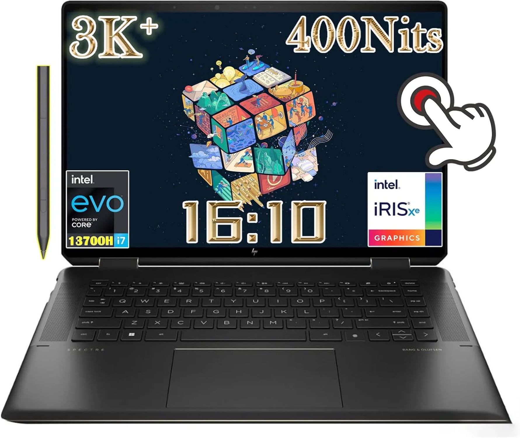 Spectre X360 2-In-1 16" 3K 400Nits Touchscreen Laptop - Intel Evo 14 ...