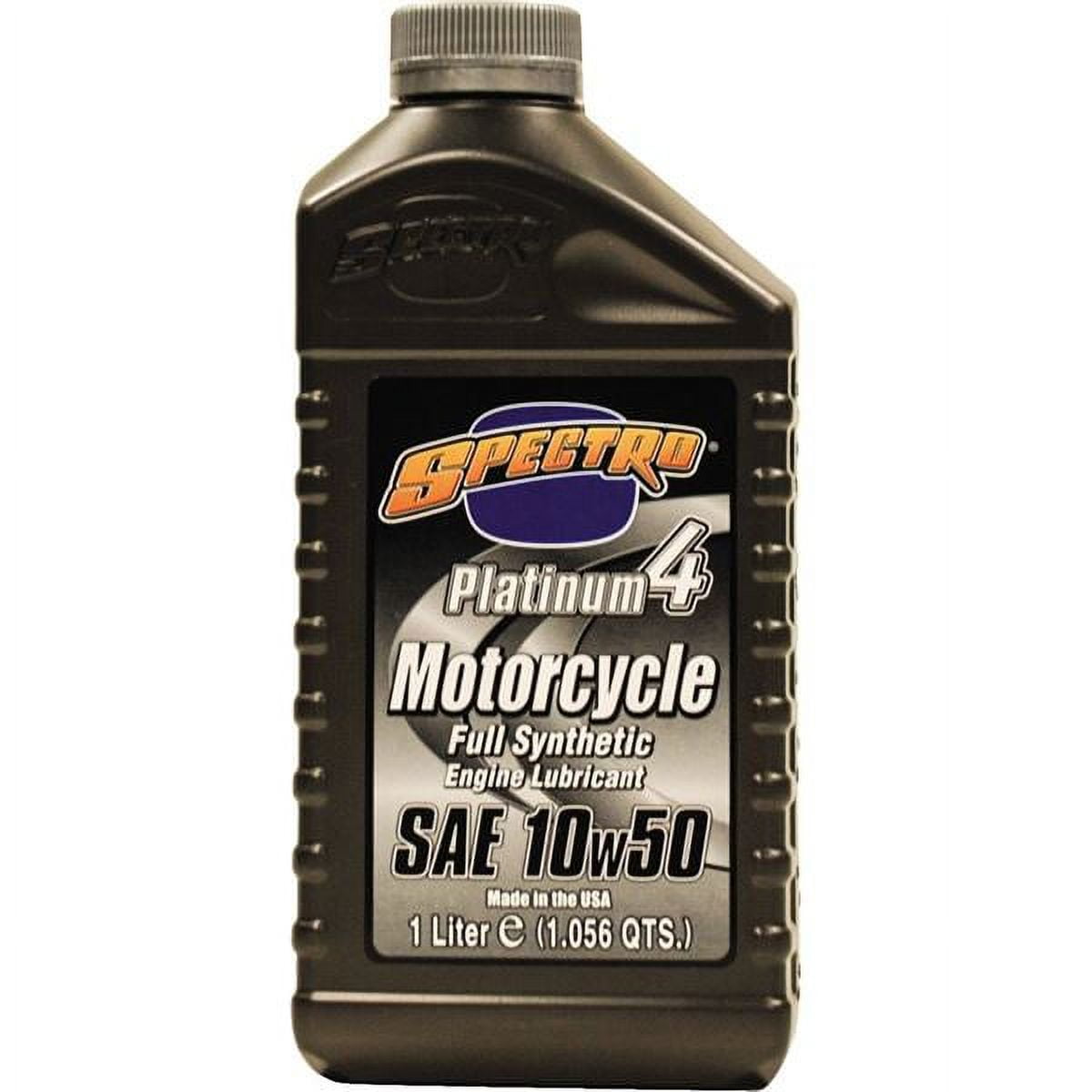 Spectro 310282 Platinum Motorcycle Full Syn 4T - 10W50 - 1lt ...