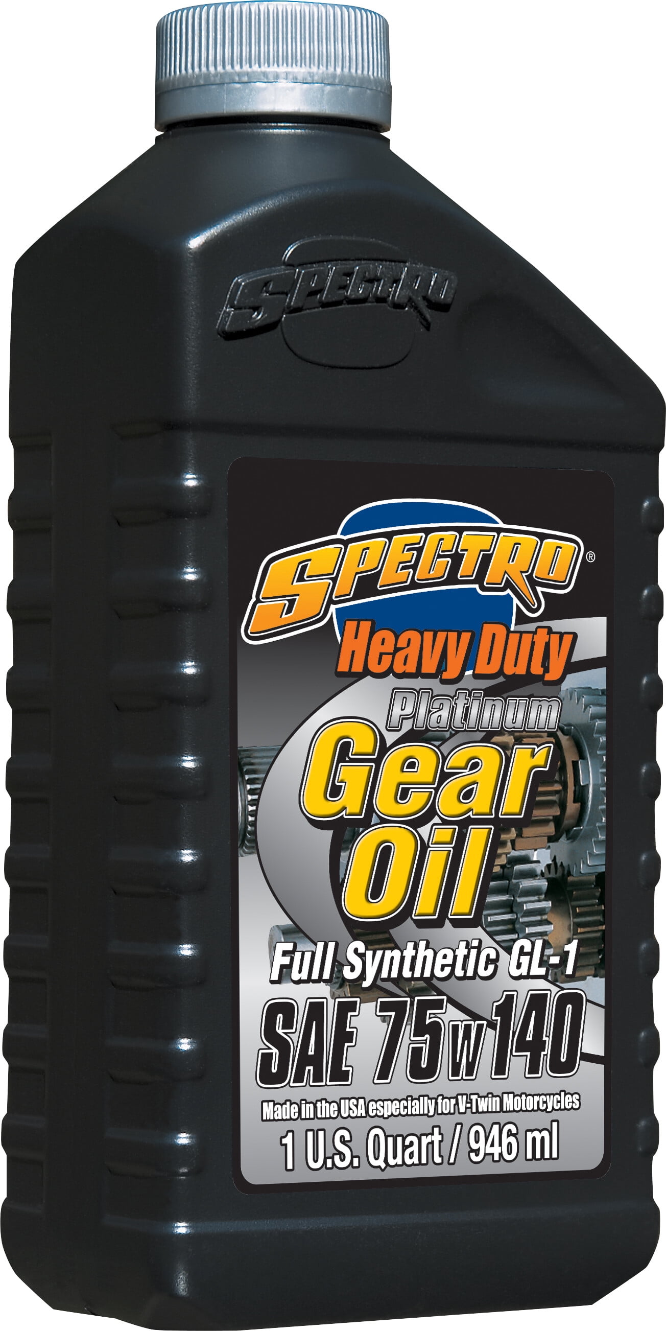 Spectro 310317 Platinum Gear Oil Heavy Duty Full Syn - 75W140 - 1qt ...