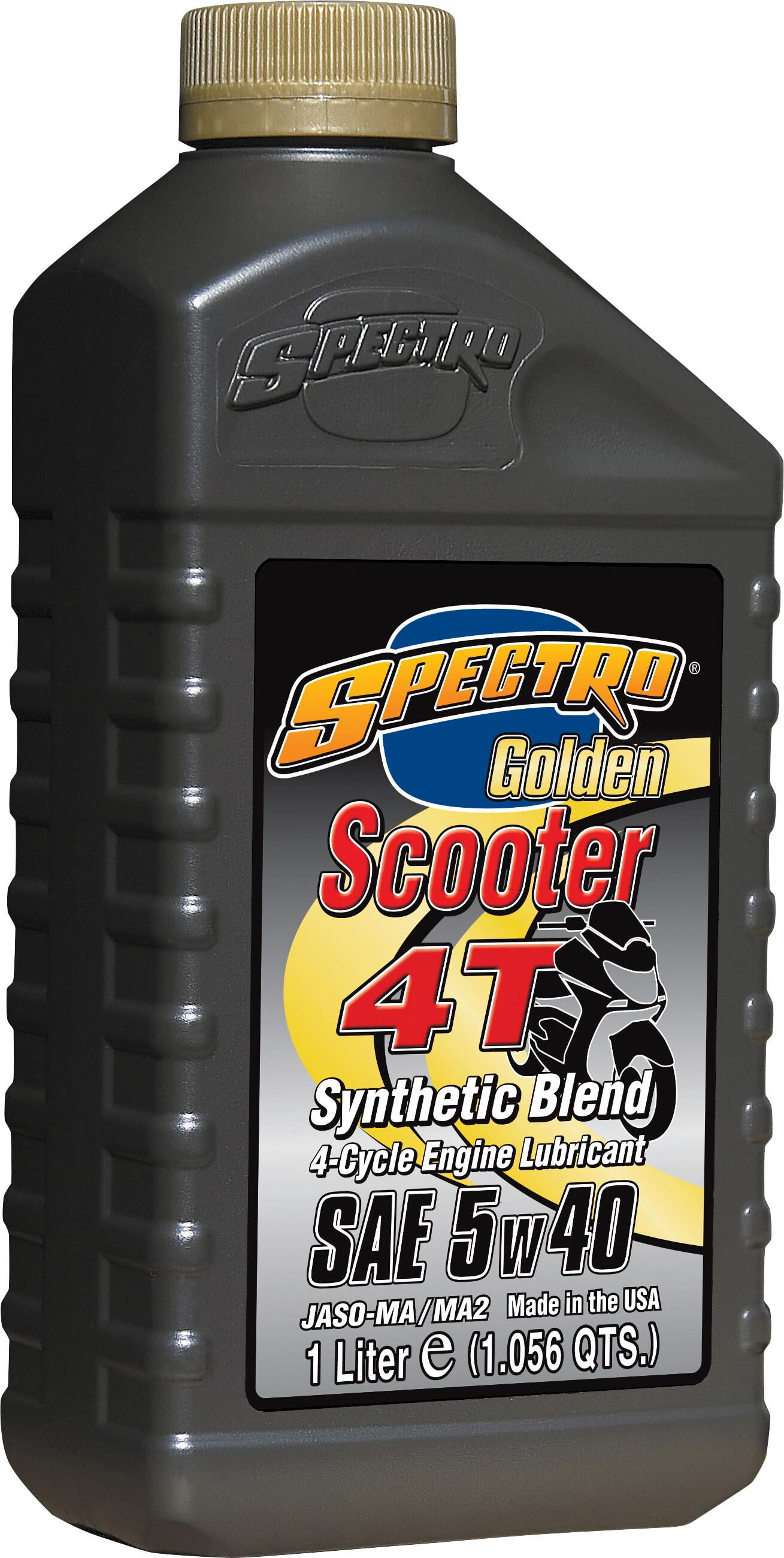 Spectro New Golden Scooter Semi-Syn 4T Oil, 582-01801 - Walmart.com