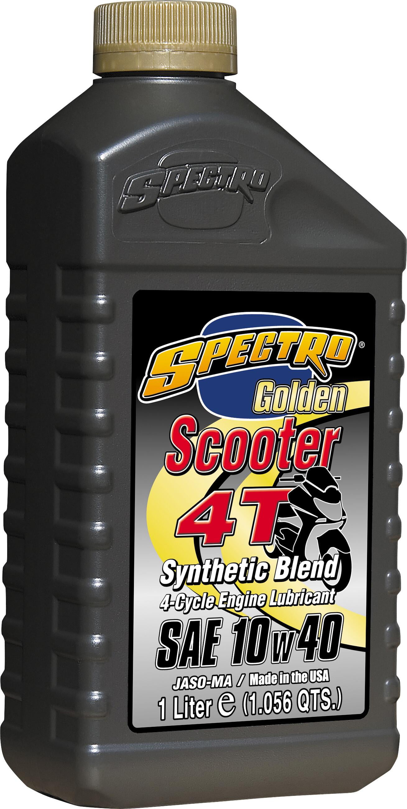 Spectro New Golden Scooter Semi-Syn 4T Oil, 582-01811 - Walmart.com