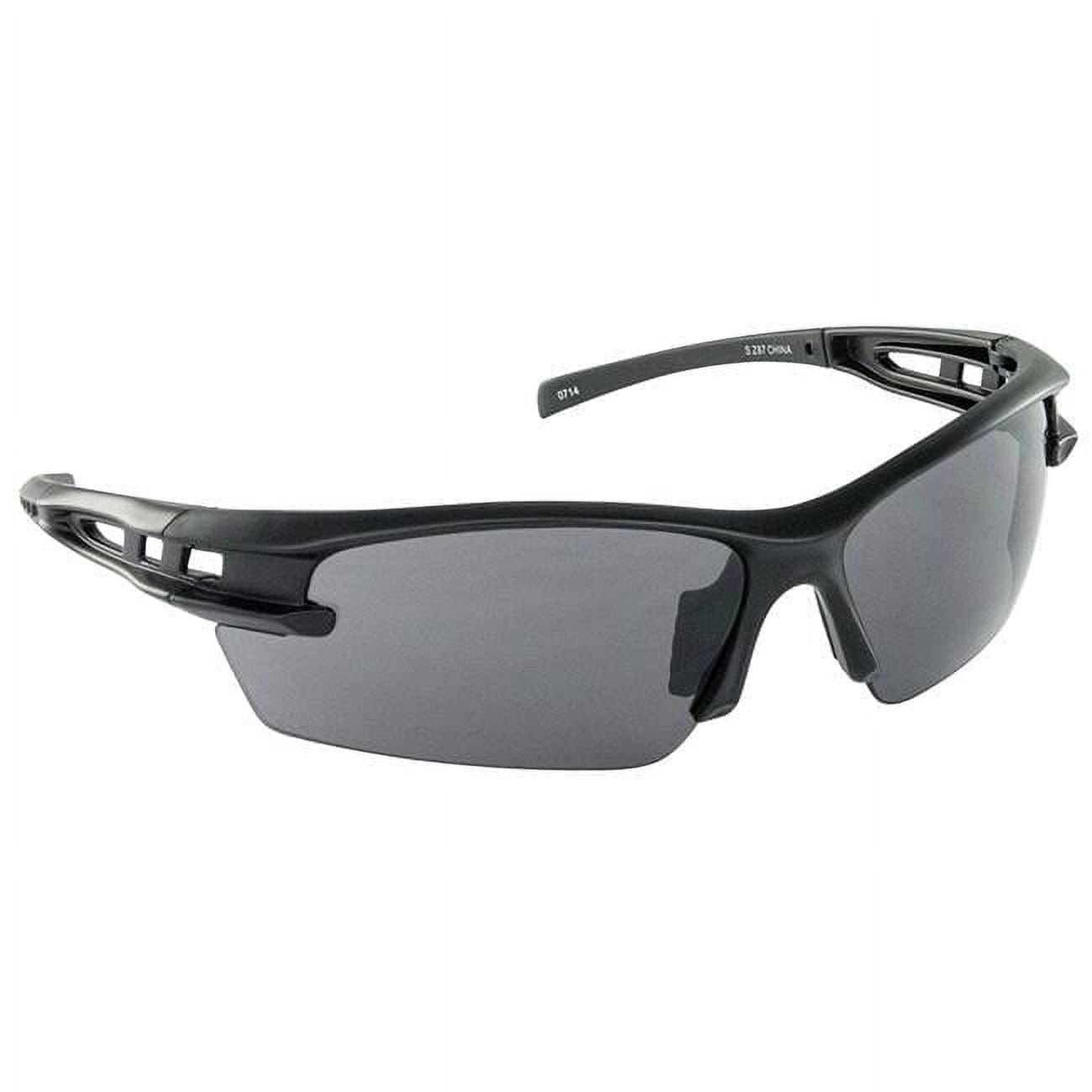 Spectro Safety Glasses with Grey Lens, Black - Walmart.com