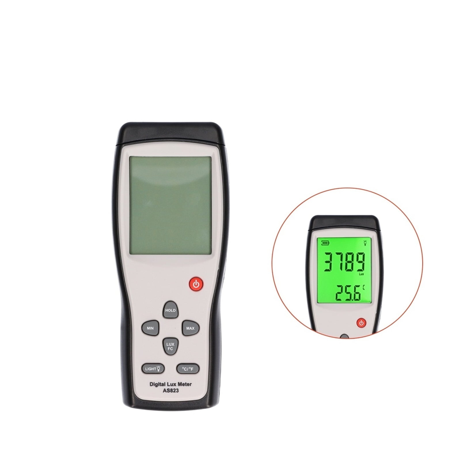 Spectrometer Handheld Digital Light Meter Wide-range Detection Light ...