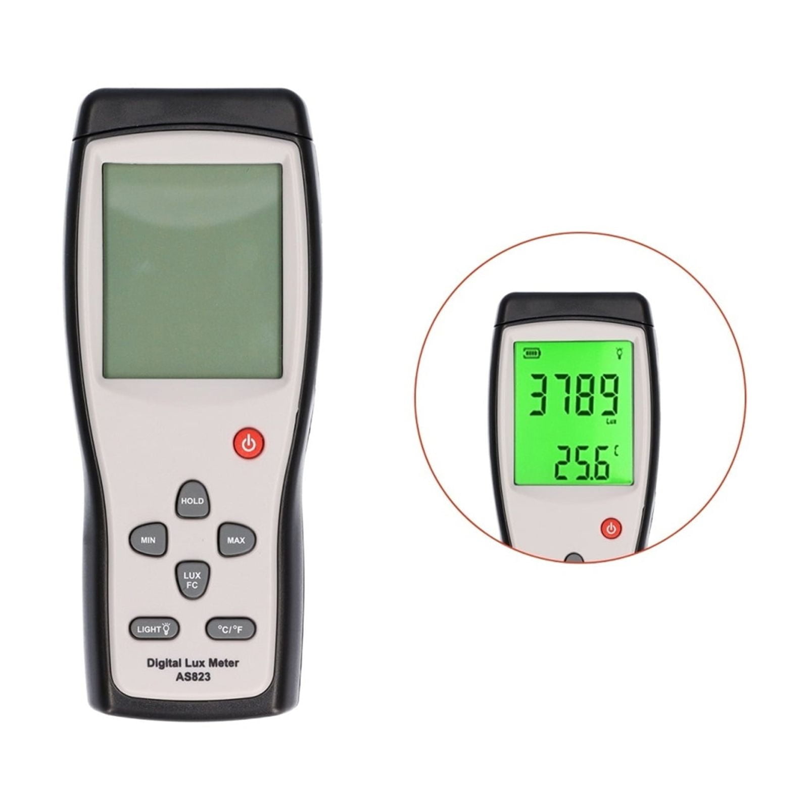 Spectrometer Handheld Digital Light Meter Wide-range Detection Light ...