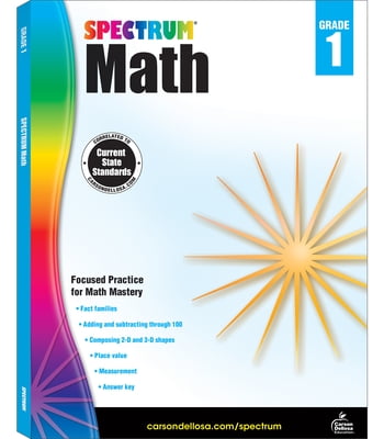 Pre-Owned Spectrum Math Workbook, Grade 1: Volume 2 (Paperback ...