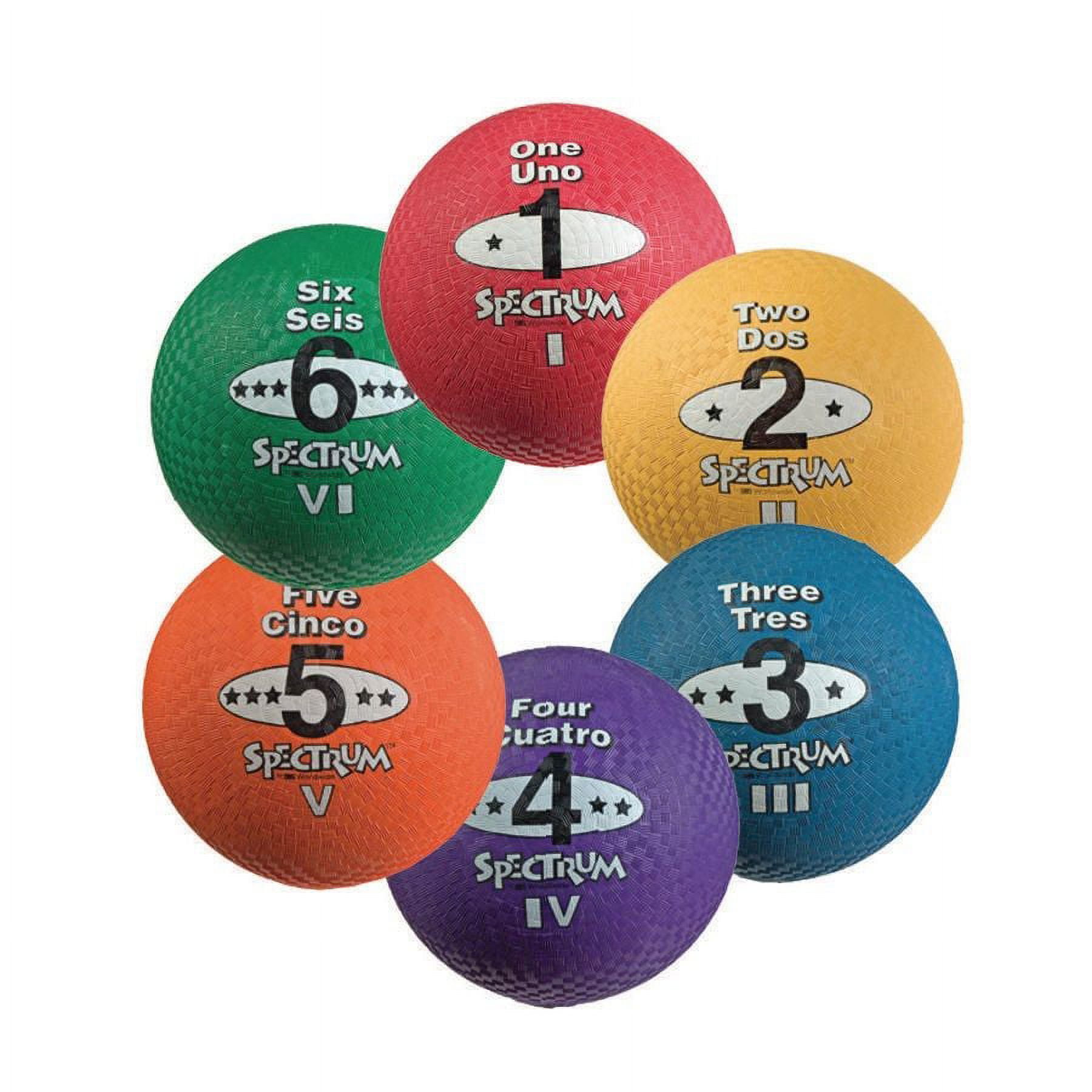 Free Shipping! SS Spectrum 5-in-1 Playground Balls 8.5in Set of 6 for ...