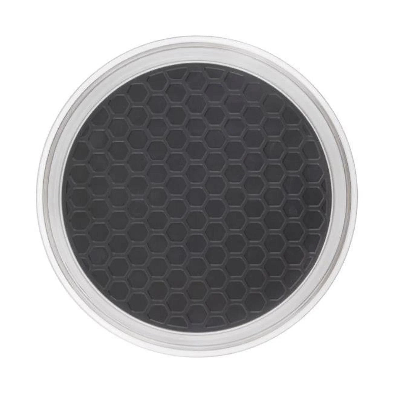 Spectrum Hexa Black/Clear Plastic Lazy Susan - Walmart.com