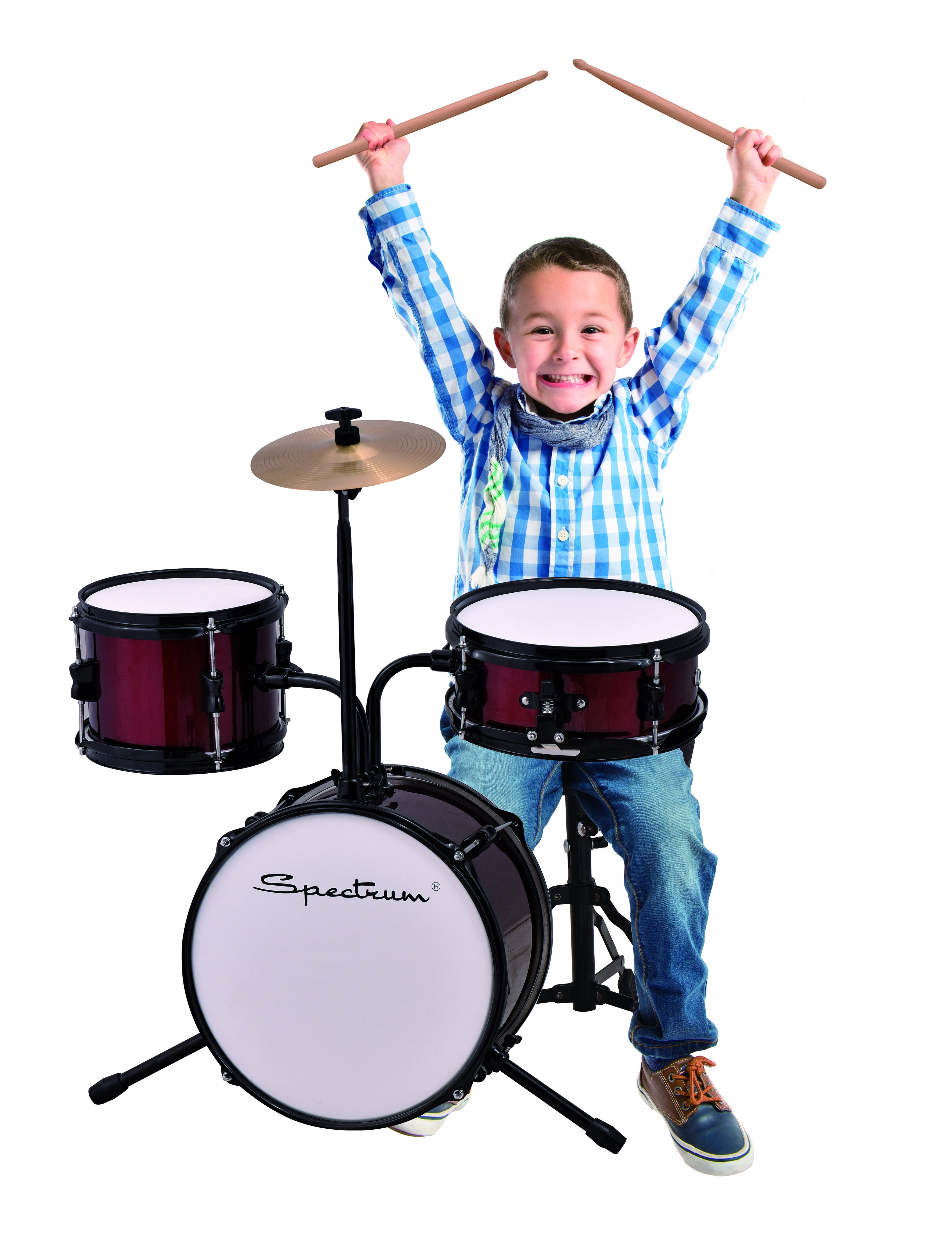 Spectrum AIL 611R Junior Dru m Kit, Rockin' Red - Walmart.com