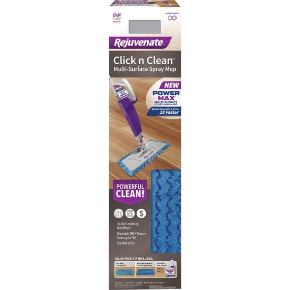 Spectrum Brands H&G Rejuvenate Click n Clean Multi Surface Spray Mop ...