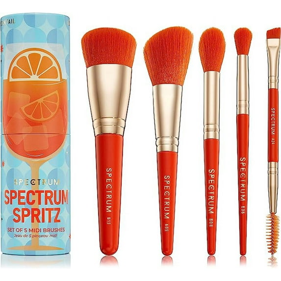 Spectrum Collections Midi Cocktail 5 piece Brush Set Spritz - Walmart.com