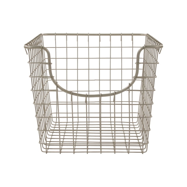 Spectrum Diversified Scoop Steel Wire Stackable Storage Basket for ...