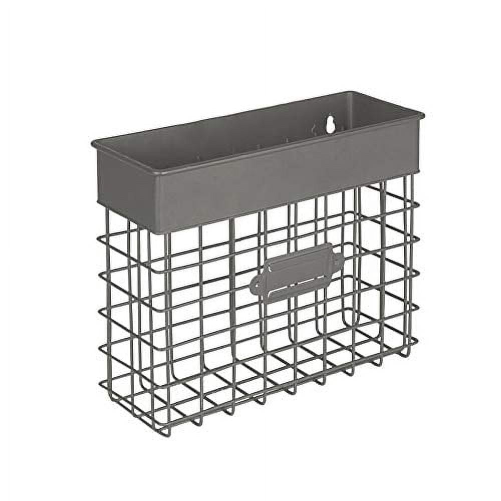 Spectrum Diversified Vintage Wall Mount Small Mail Bin, Office Entryway ...