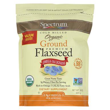 Spectrum Essentials Organic Ground Premium Flaxseed 24 oz Pkg - Walmart.com