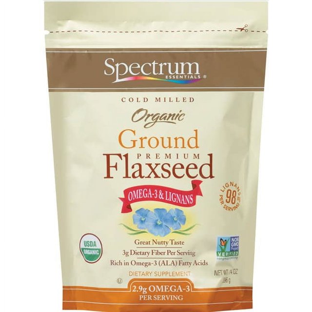 Spectrum Essentials Organic Ground Premium Flaxseed 24 oz Pkg - Walmart.com