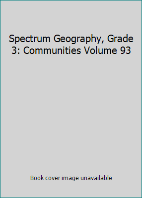 Pre-Owned Spectrum Geography 3rd Grade Workbook, Ages 8 to 9, Grade 3 ...