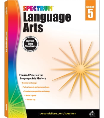 Pre-Owned Spectrum Language Arts, Grade 5: Volume 15 (Paperback) by ...