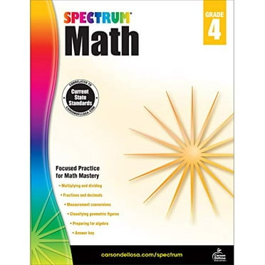 Spectrum: Spectrum Math Workbook, Grade 7 (Paperback) - Walmart.com