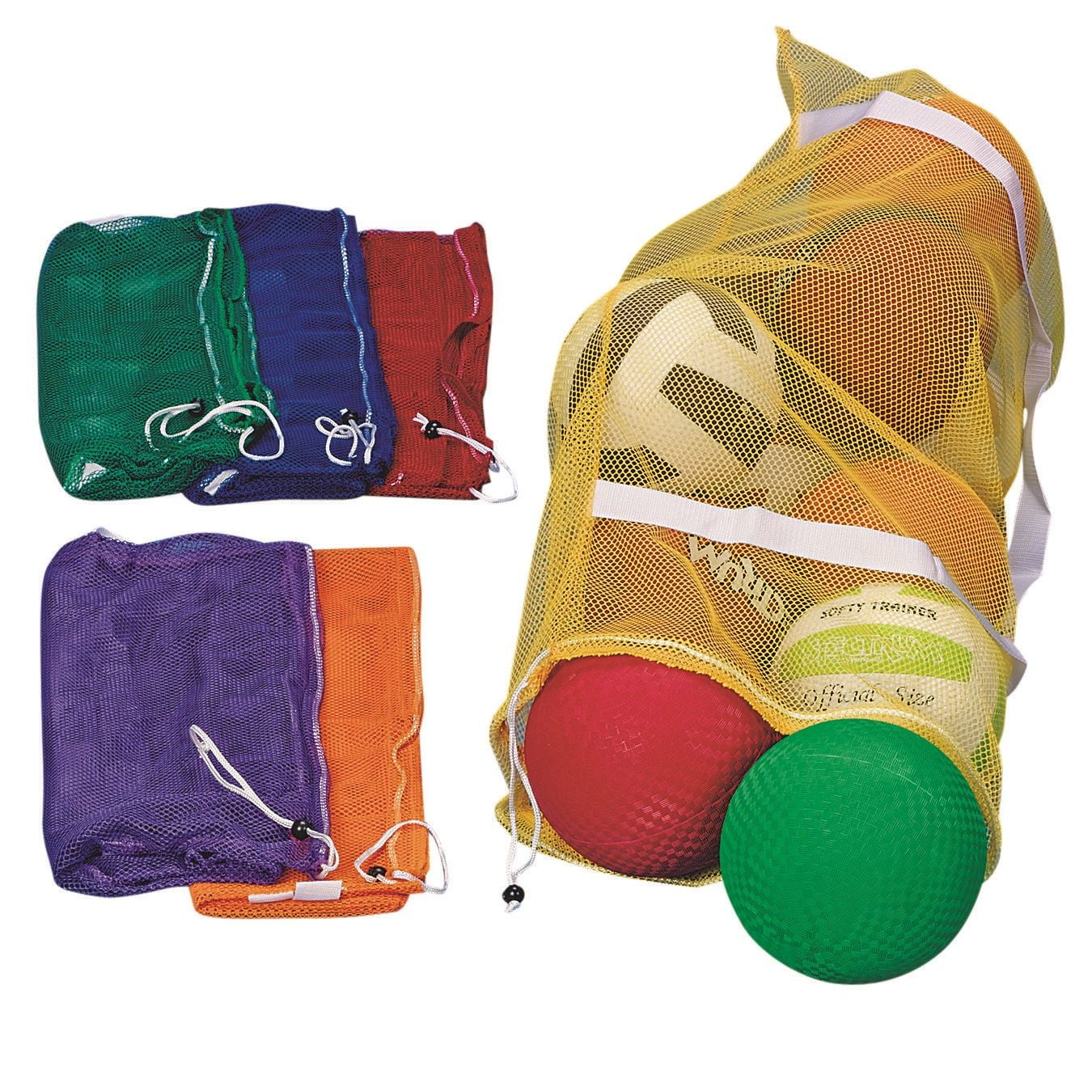 Spectrum™ Mesh Ball Bags, 48" x 24" (Set of 6) - Walmart.com