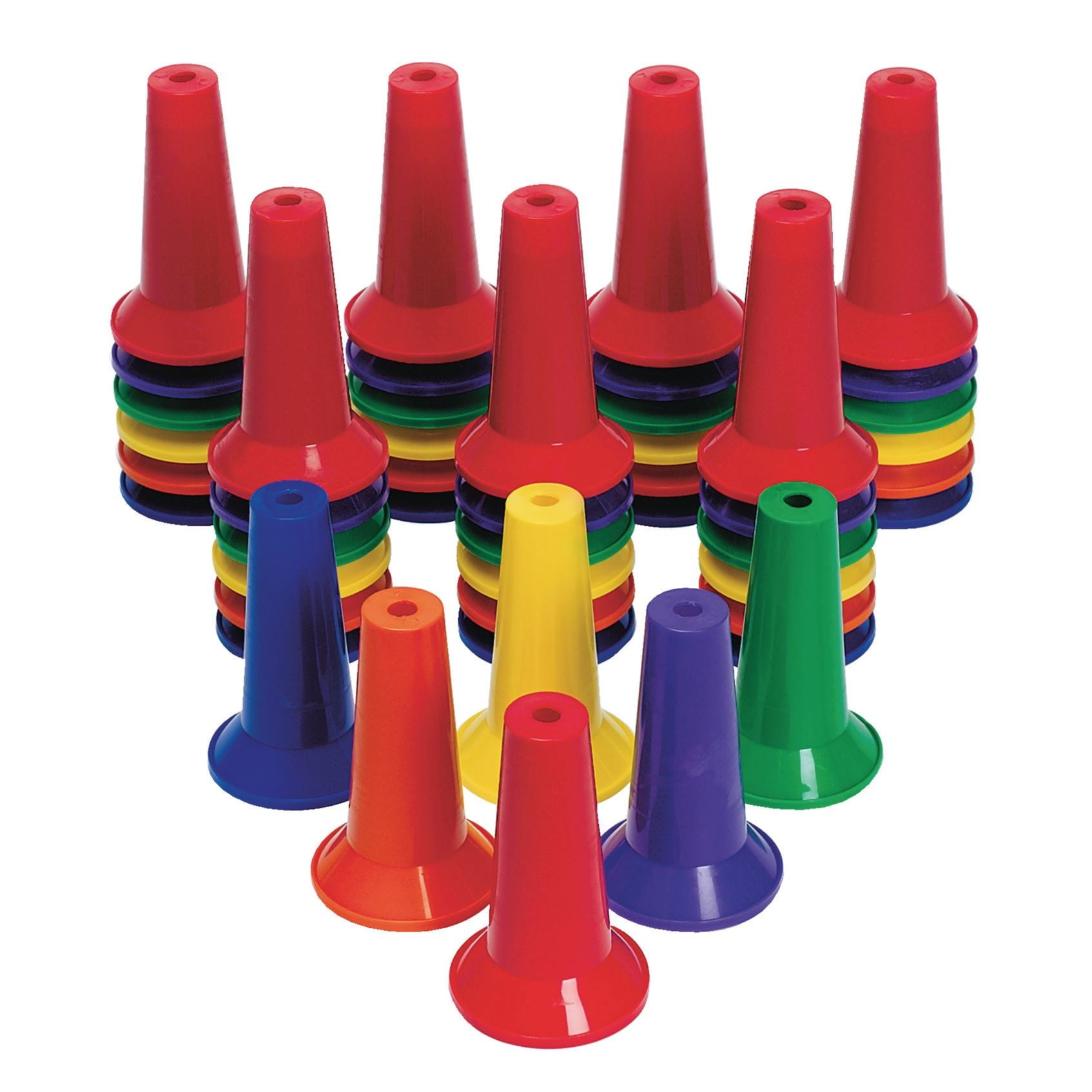 Spectrum™ Mini Cone Set, 6-1/4"H (Set of 48) - Walmart.com
