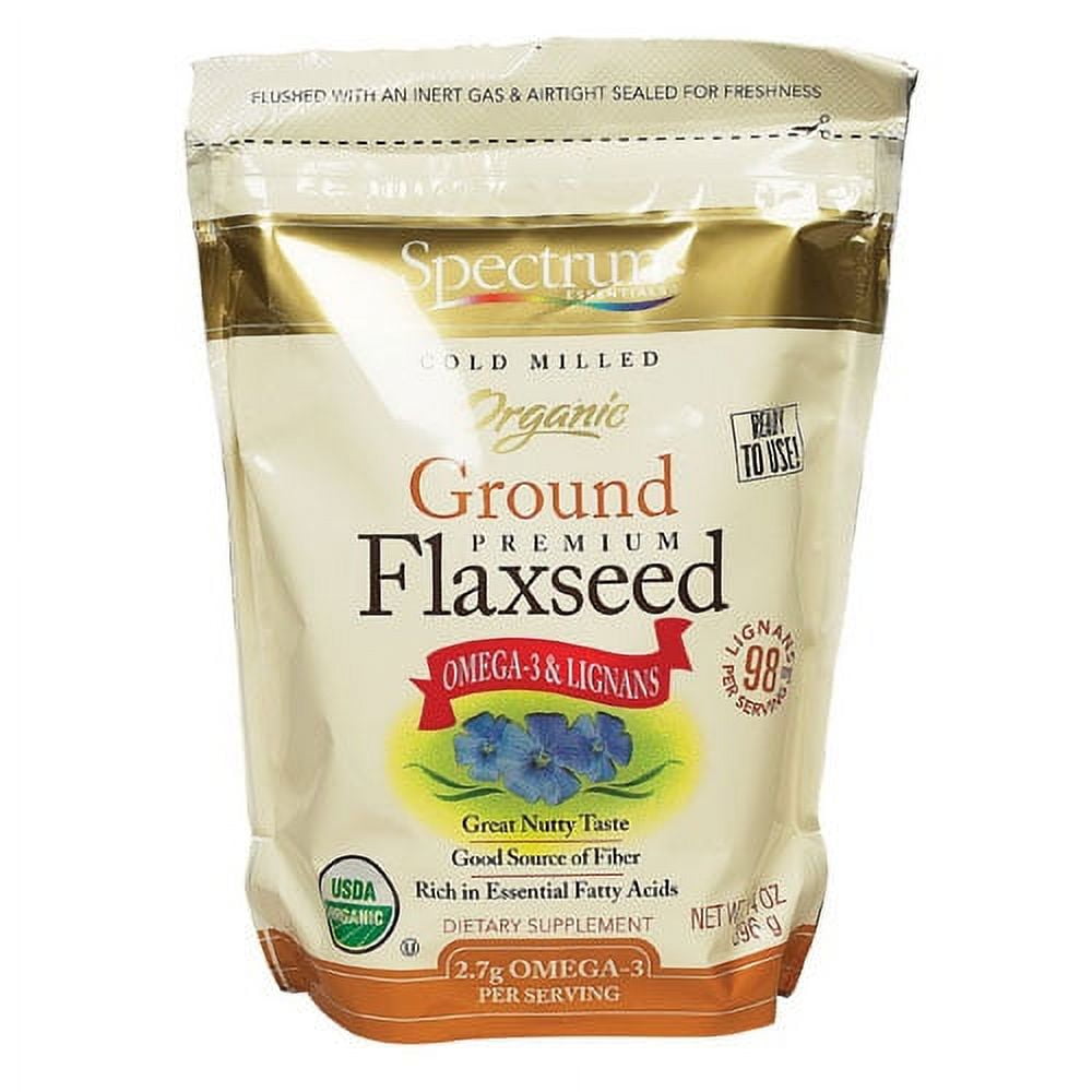 Spectrum Naturals Essential Flaxseed Ground Organic Granules - 14 Oz, 2 ...