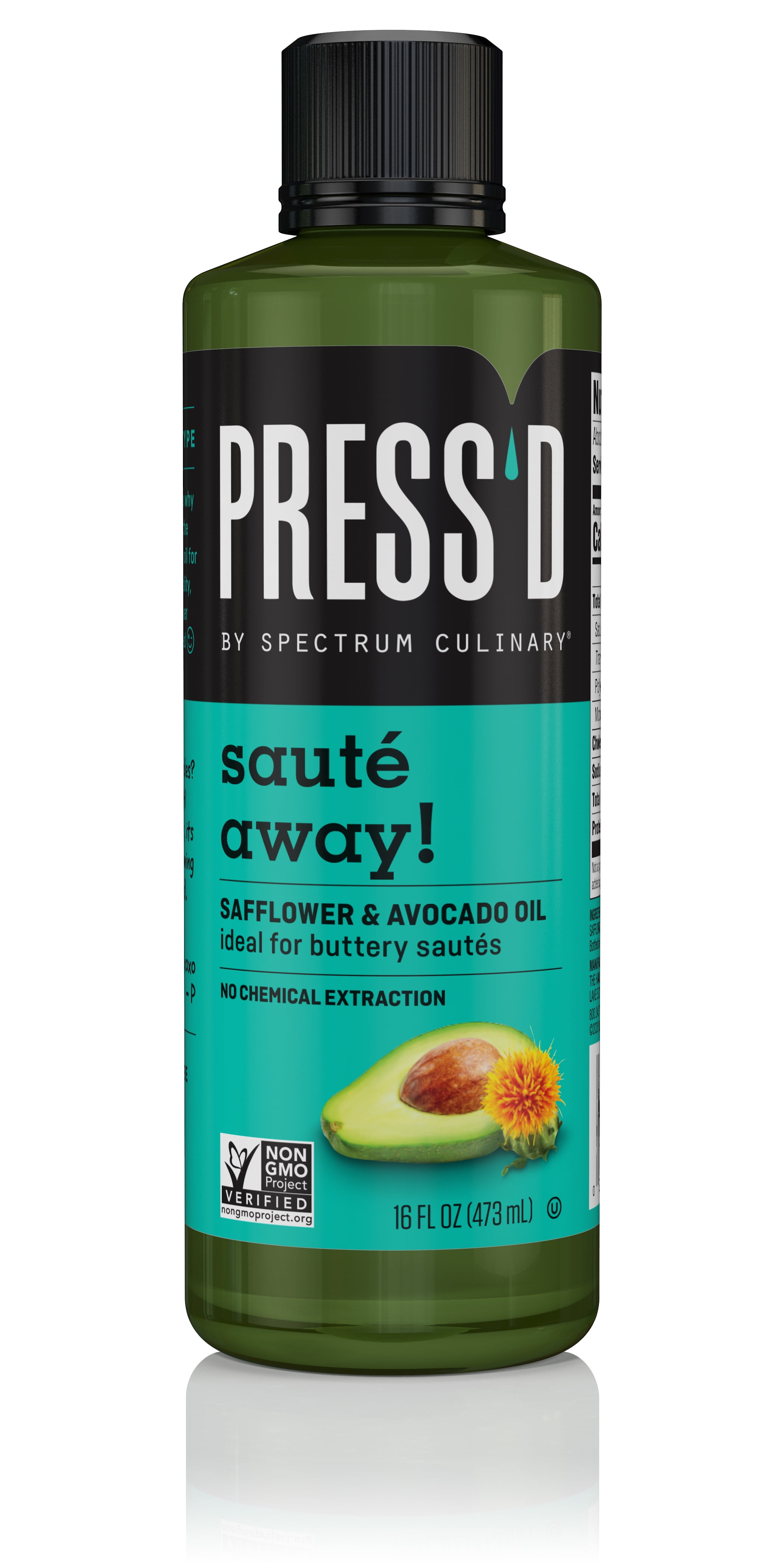 Spectrum Naturals Press'd Saute Refined Safflower & Avocado Oil, 16 fl ...