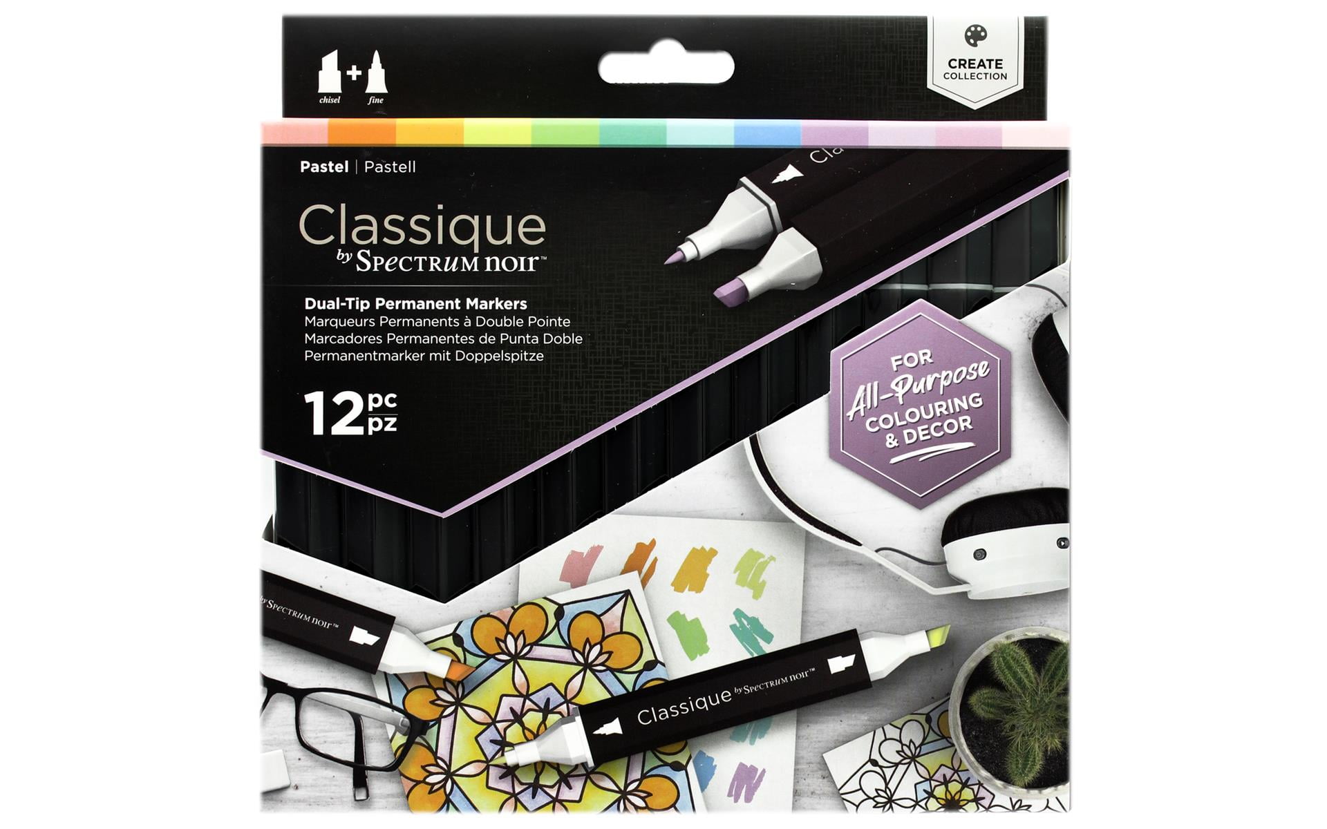 Spectrum Noir Classique Alcohol Markers 12/Pkg-Pastel - Walmart.com