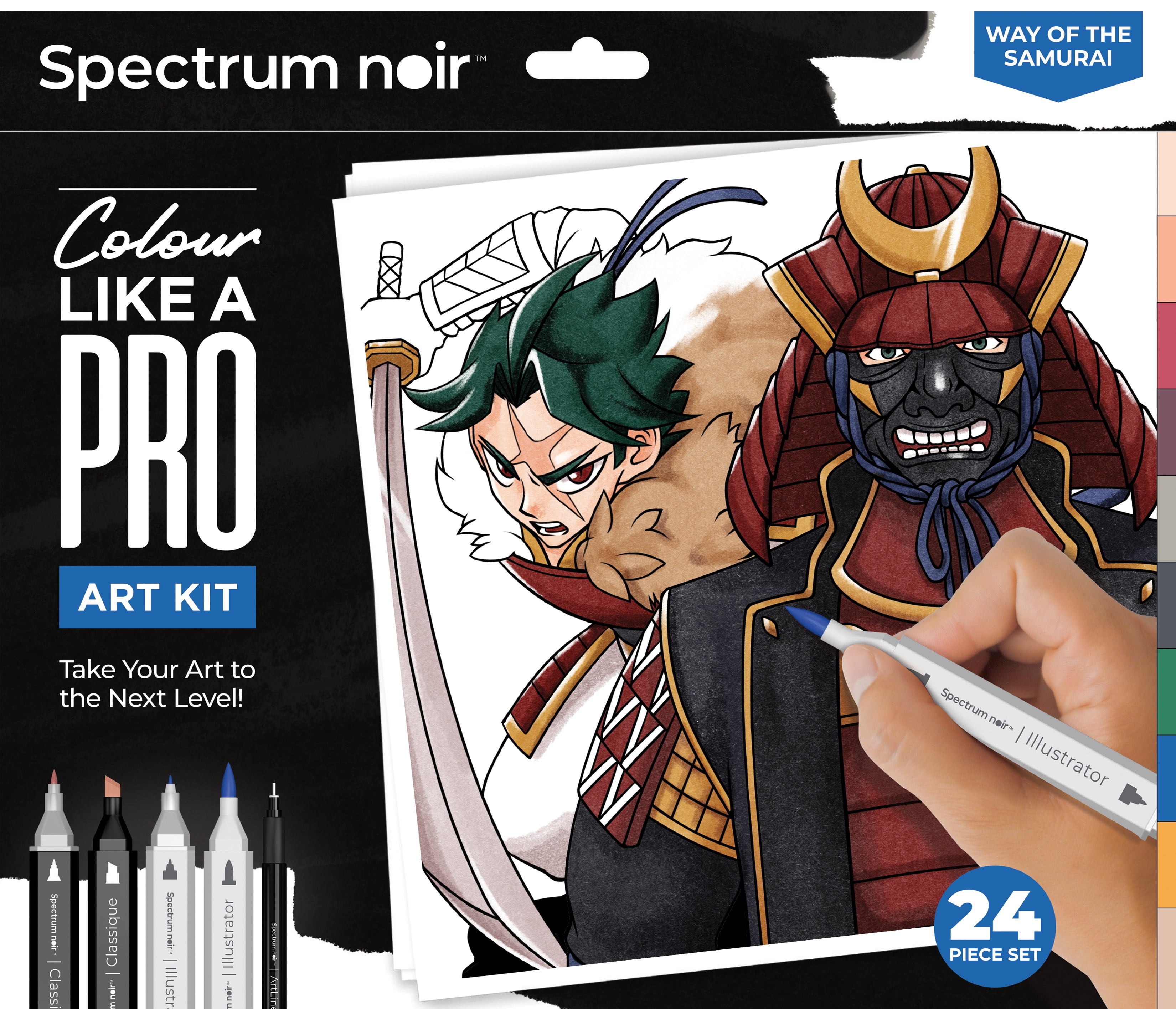 Spectrum Noir Color Like A Pro Art Kit-Way Of The Samurai - Walmart.com
