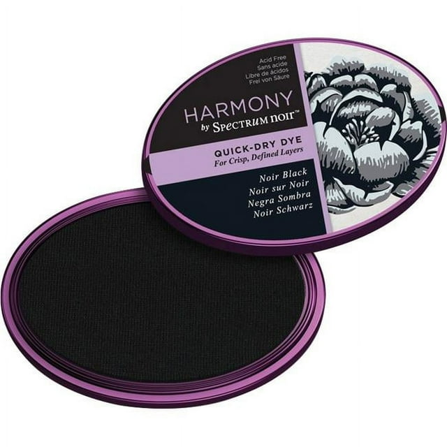 Spectrum Noir Harmony Quick-Dry Ink Pad-Noir Black - Walmart.com
