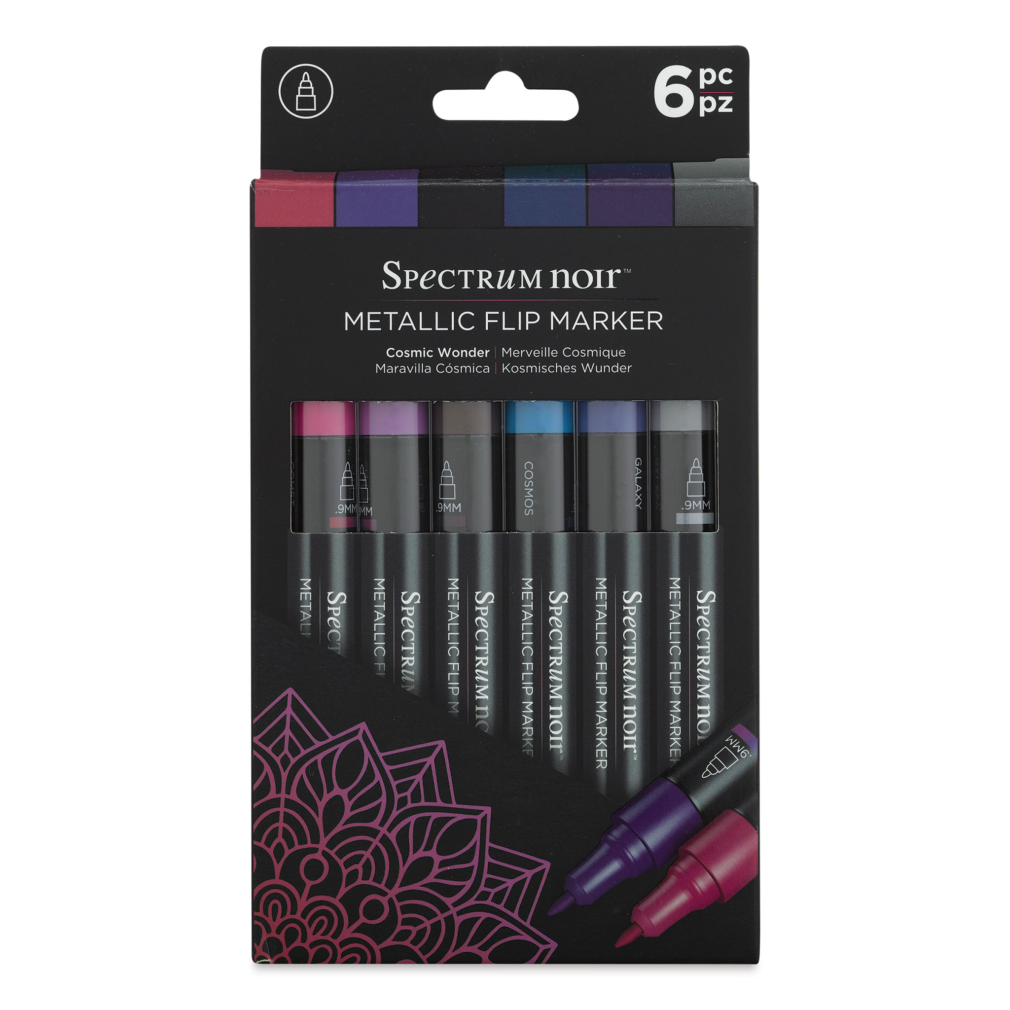 Spectrum Noir Metallic Flip Markers - Cosmic Wonder Colors, Set of 6 ...