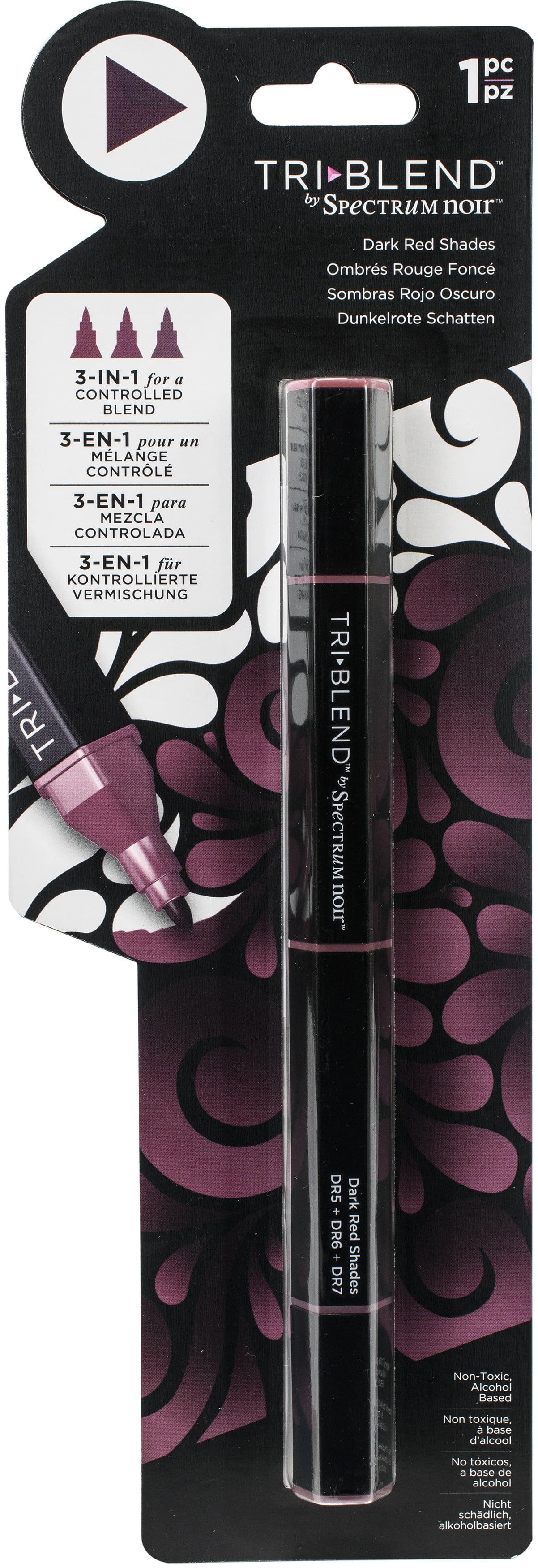 Spectrum Noir Triblend Marker-Dark Red Shade - Walmart.com
