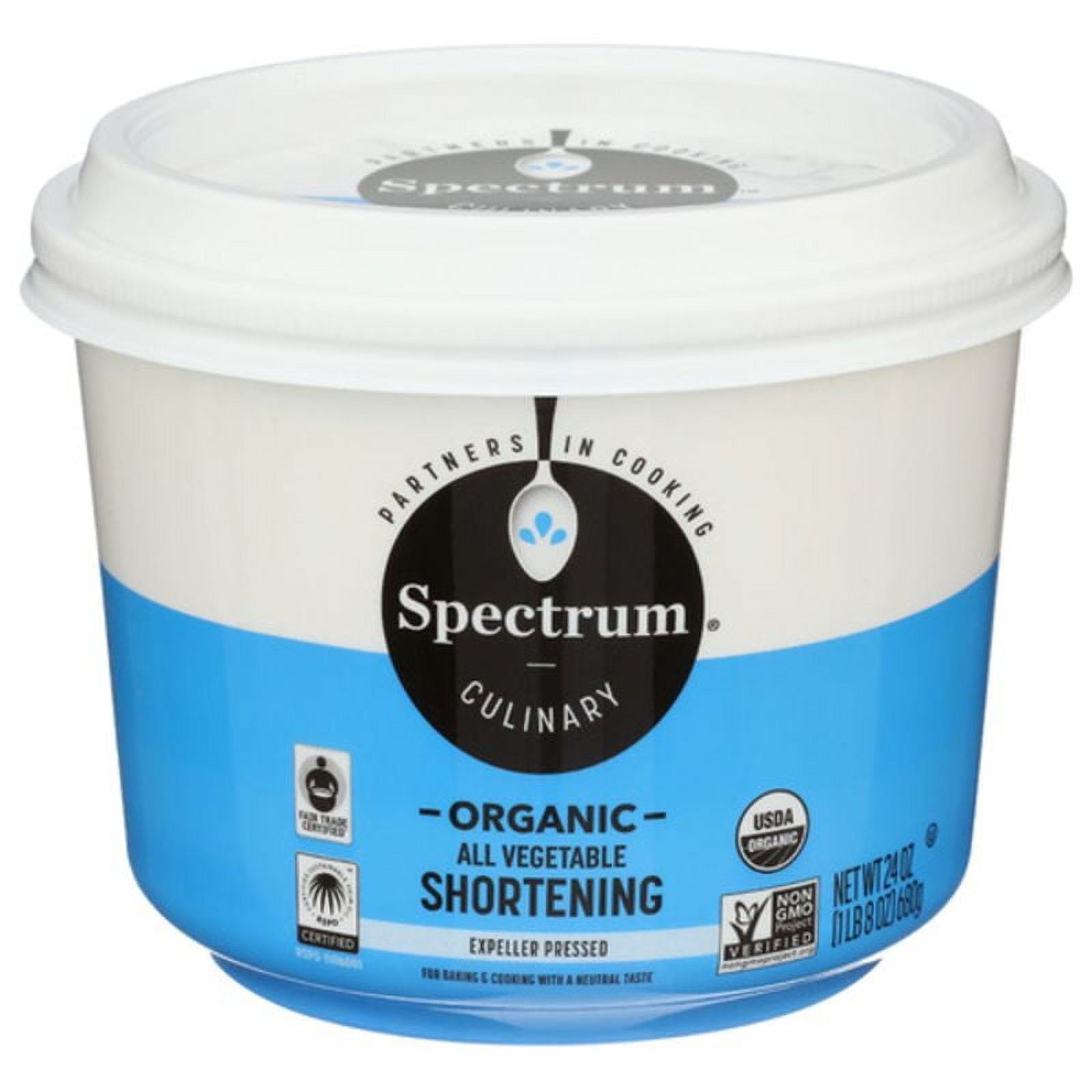 Spectrum Organic All-Vegetable Shortening 24 oz - Walmart.com