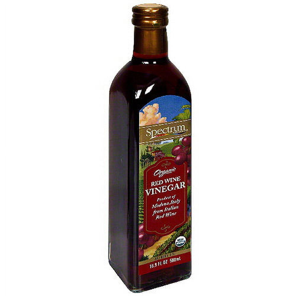 Spectrum Organic Red Wine Vinegar, 16.9 oz (Pack of 6) - Walmart.com