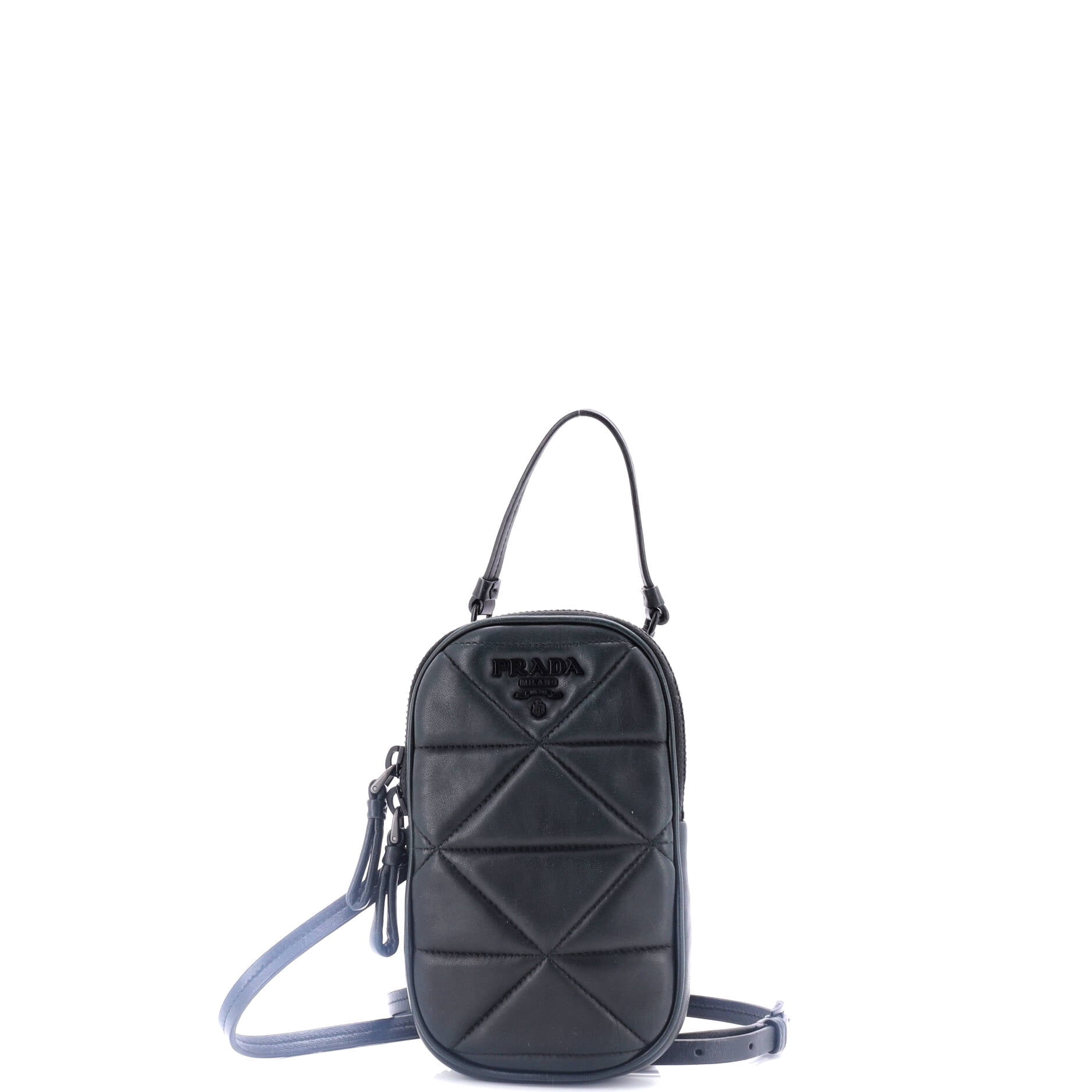 Pre-Owned Spectrum Phone Holder Crossbody Bag Quilted Nappa Leather by ...
