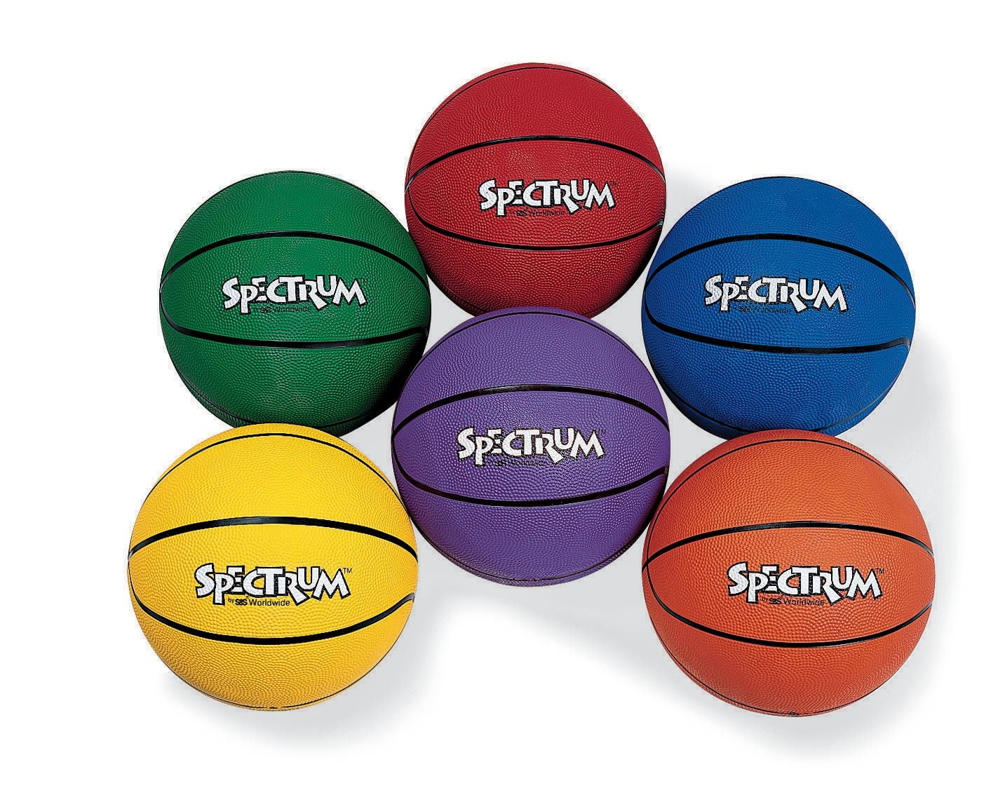 Spectrum™ Rubber Basketball Set, Youth (Set of 6) - Walmart.com