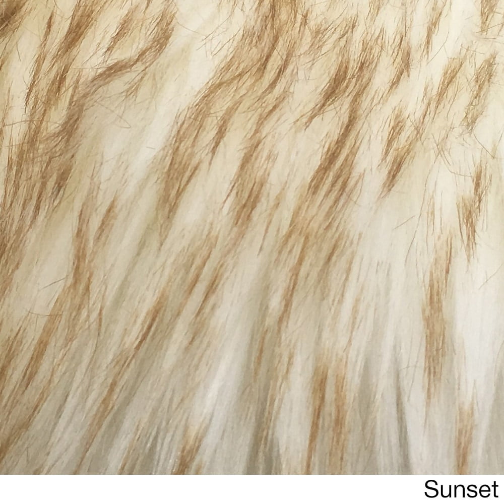 Spectrum Rugs Legacy Faux Sheepskin 8-pelt Shag Rug (6' x 8') Sunset ...