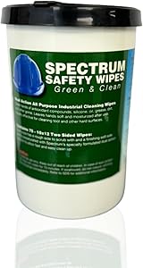 Spectrum Safety Wipes - 100% Biodegradable Dual-Action Cleaning ...