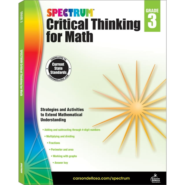 Spectrum Spectrum Critical Thinking for Math, Grade 3: Volume 45 ...