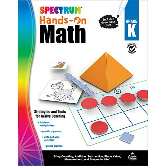 Pre-Owned Spectrum Spectrum Hands-On Math, Grade K: Volume 52 ...