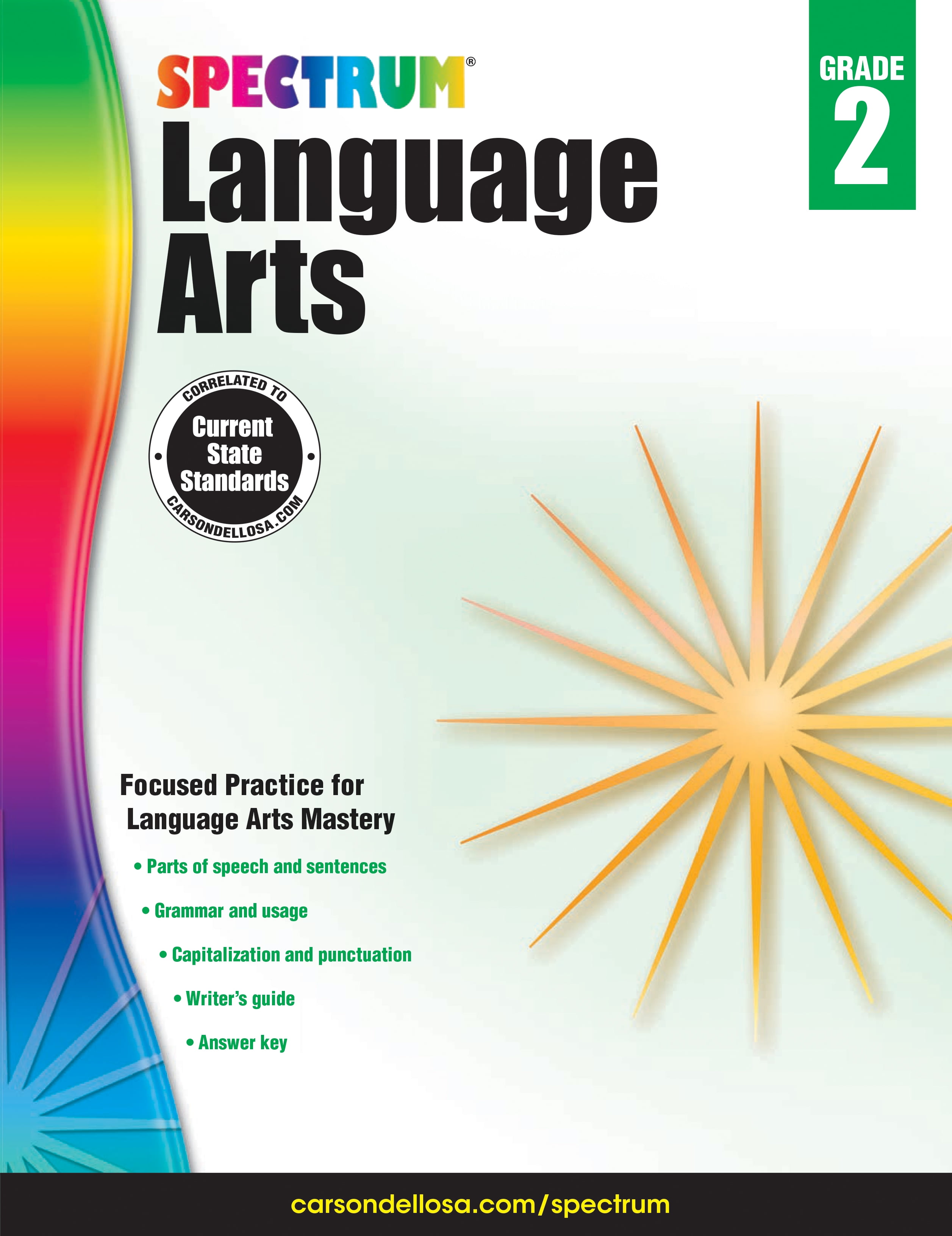Spectrum: Spectrum Language Arts, Grade 2 (Series #12) (Paperback ...
