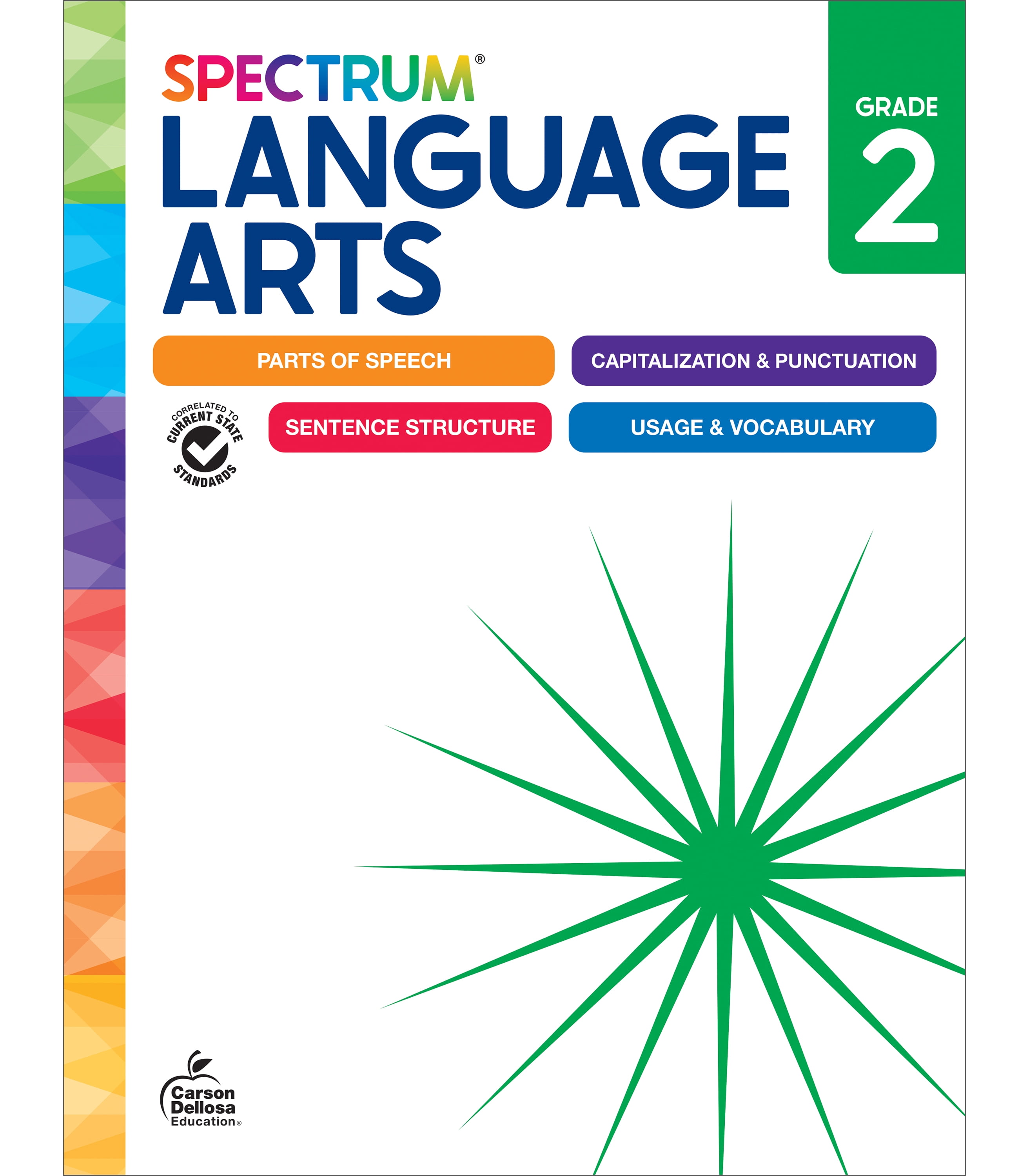 SPECTRUM, Language Arts Workbook, Grade 2, 192 pages, Paperback ...