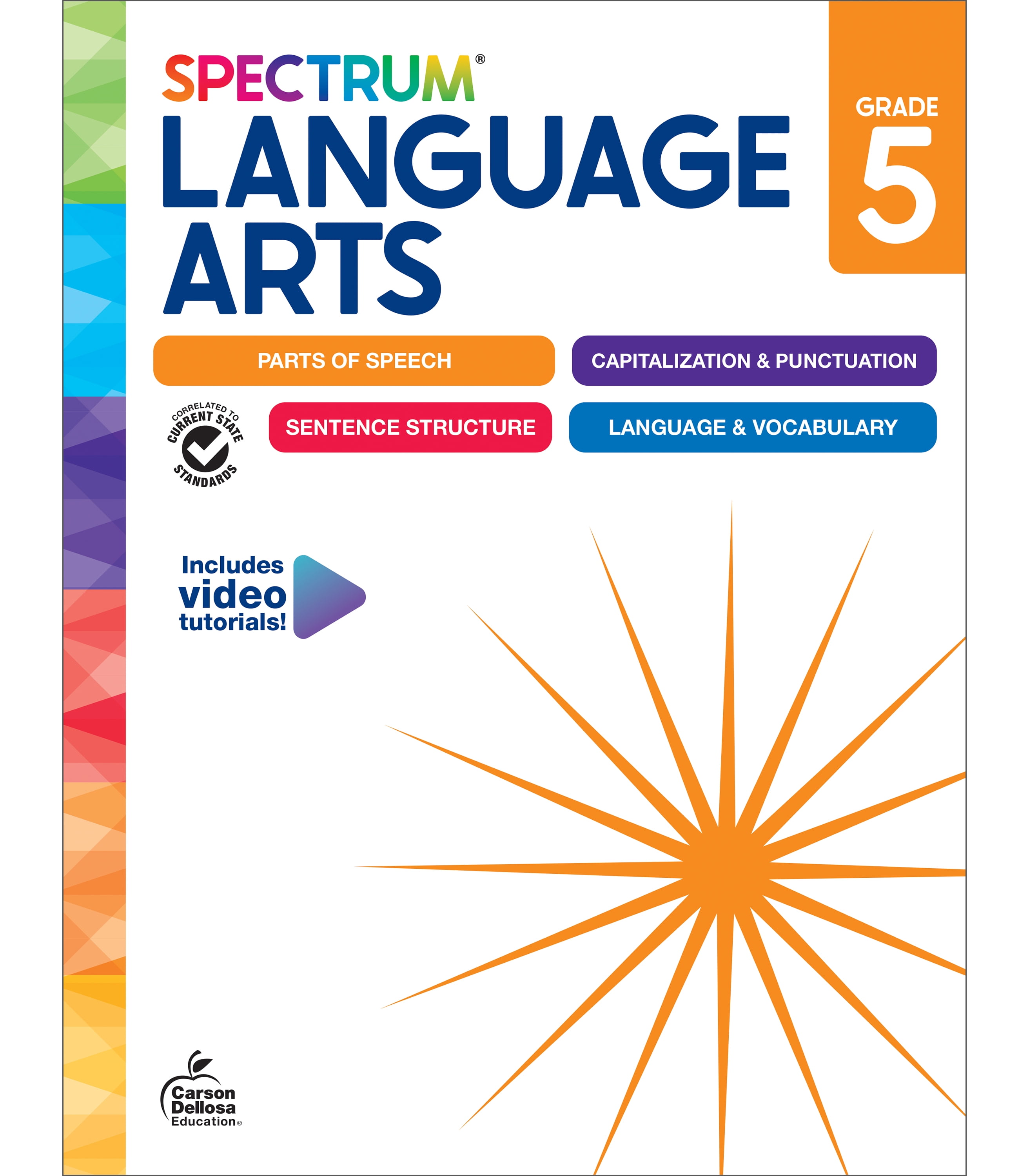 Spectrum Spectrum Language Arts Workbook, Grade 5, (Paperback ...
