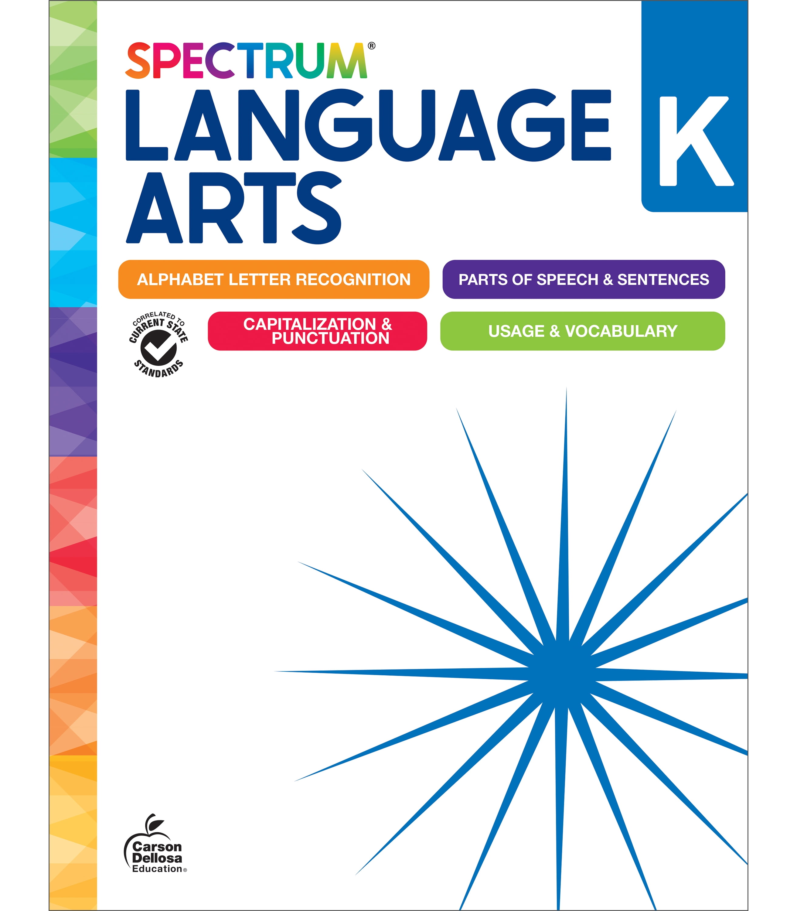 Spectrum Spectrum Language Arts Workbook, Grade K, (Paperback ...