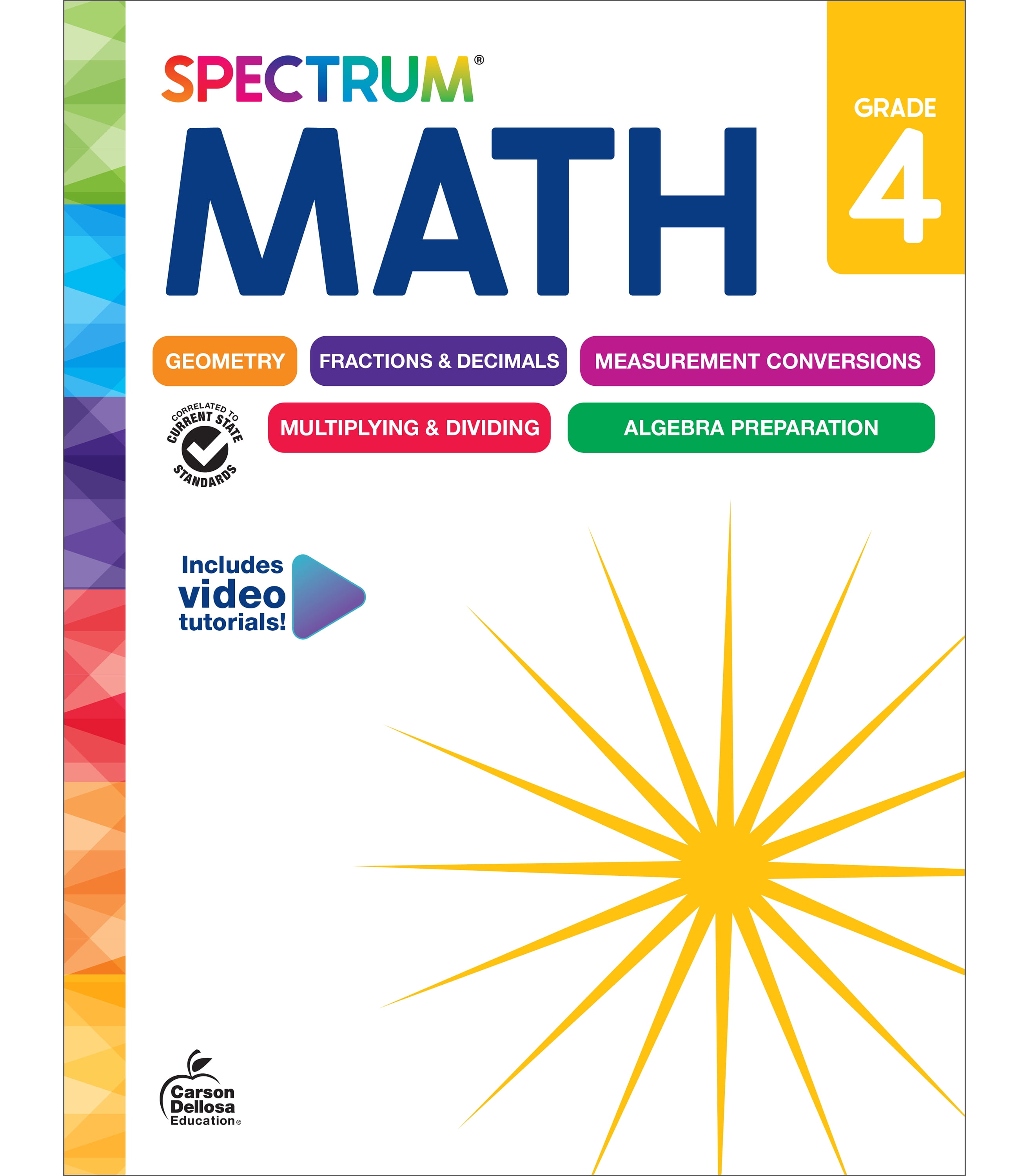 Spectrum Spectrum Math Workbook, Grade 4, (Paperback) - Walmart.com