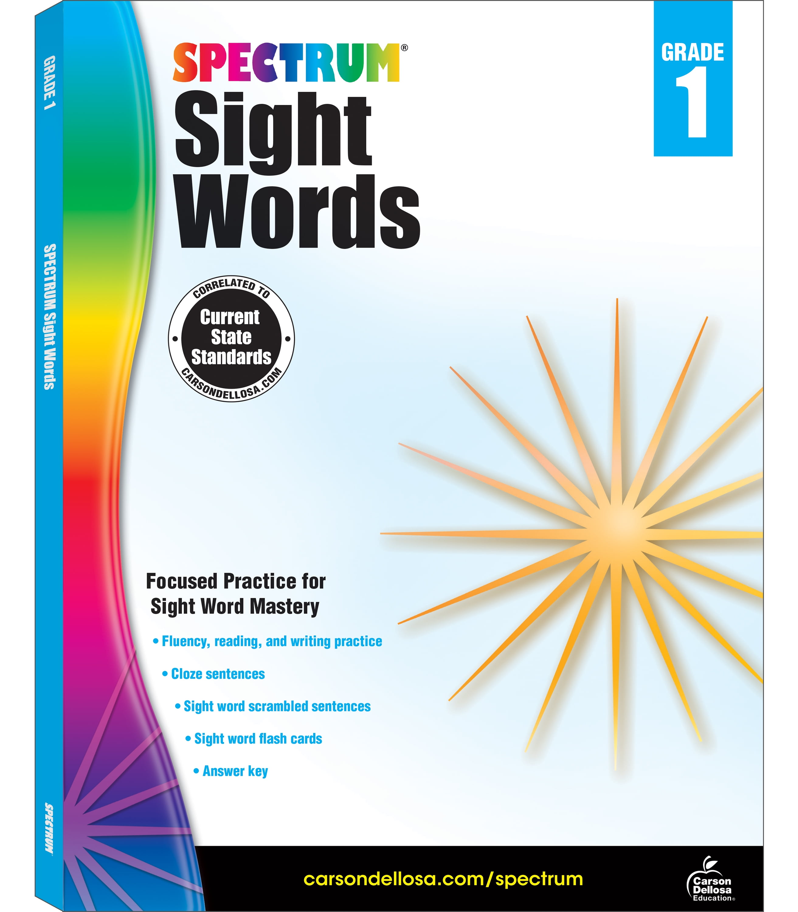 Spectrum Spectrum Sight Words, Grade 1: Volume 103, (Paperback ...