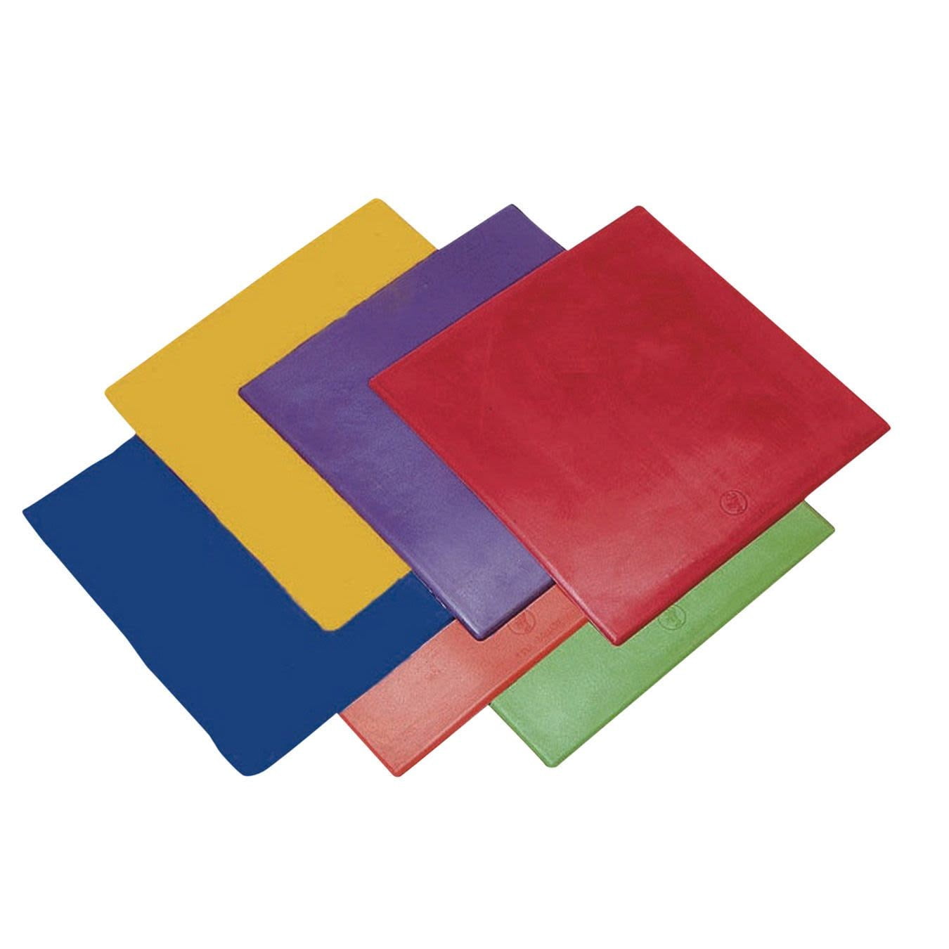 SS Spectrum Square Poly Spot Markers 14 Inch Set of 6 Durable Classroom ...