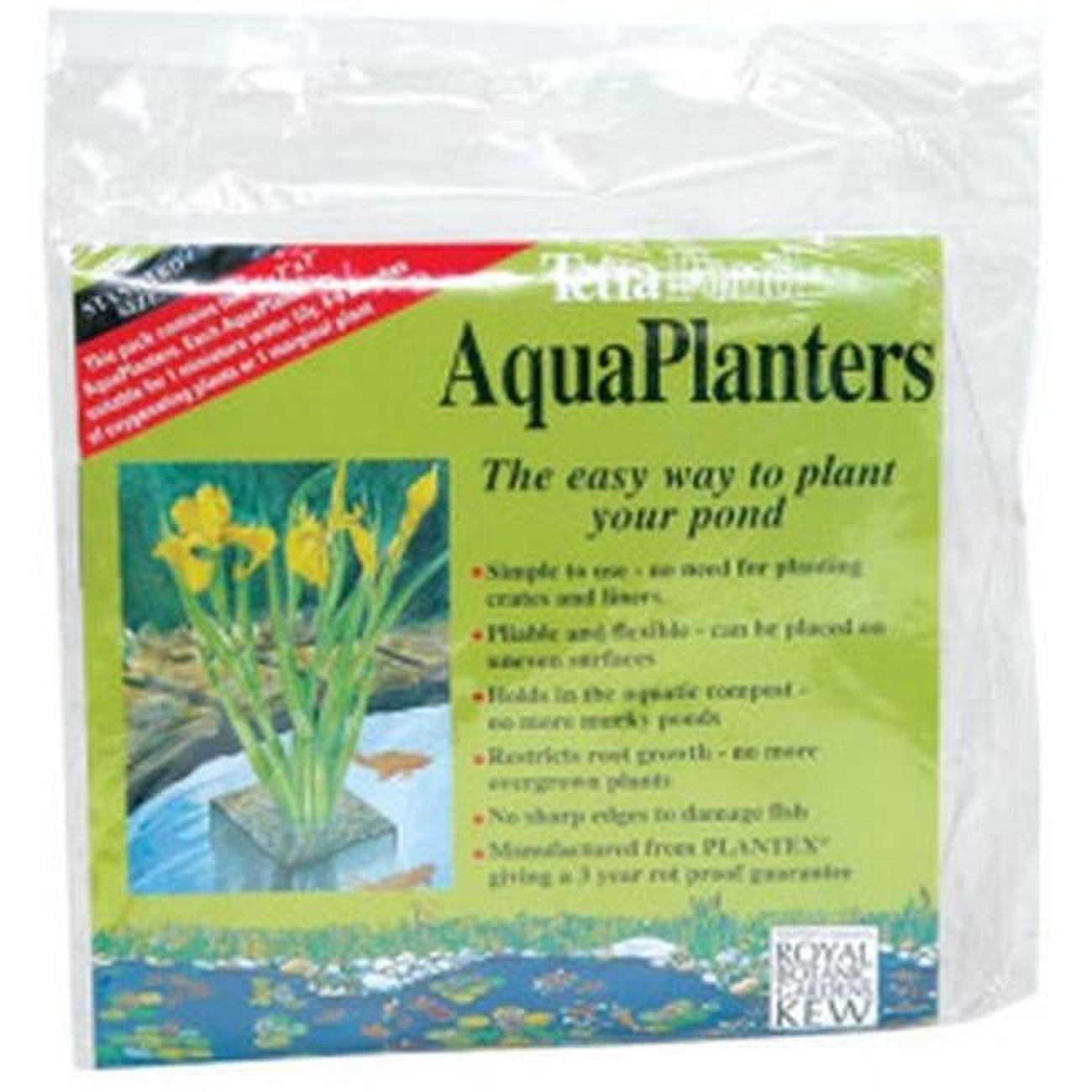 Spectrum TPED16891 7 in. Aqua Planters Plant Container - Pack of 2 ...
