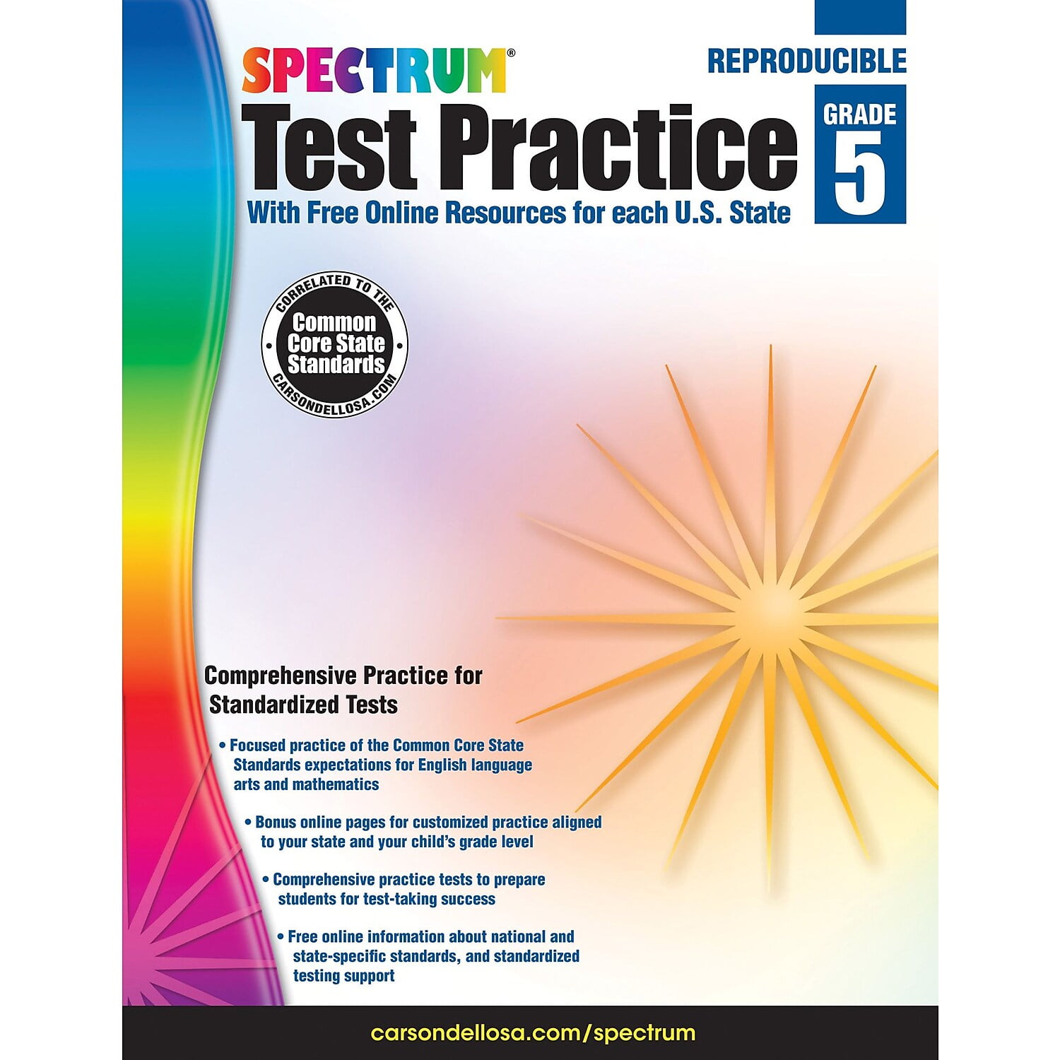 Spectrum Test Practice Grade 5 Workbook Paperback 704251 - Walmart.com