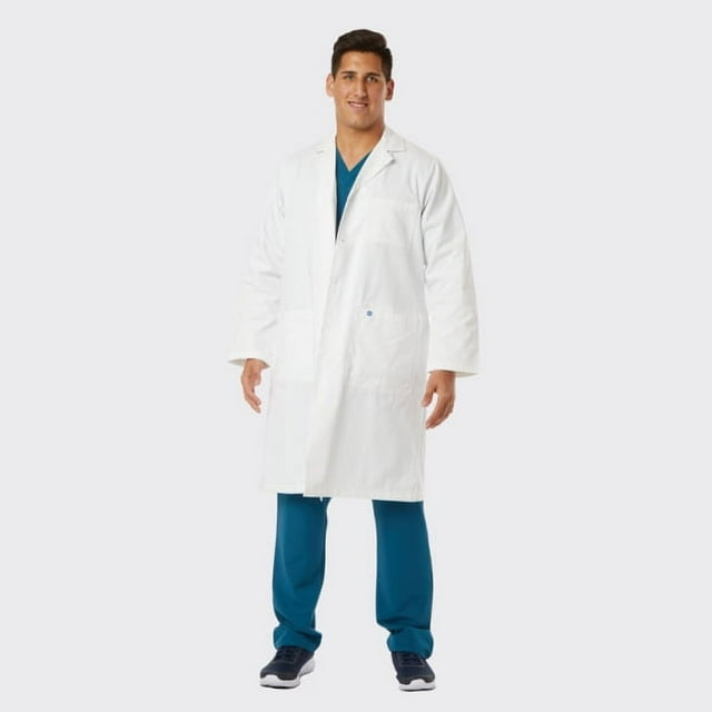 Spectrum Uniforms Twill Finish Lab coat 44-Inch Long Lab Coat Unisex ...