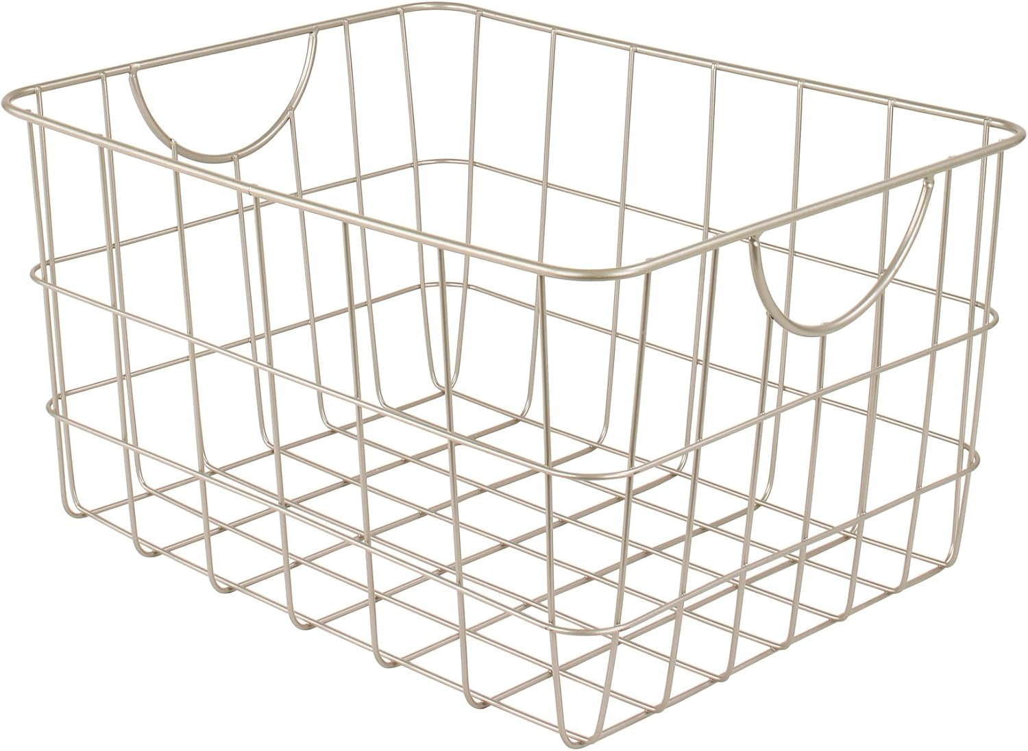 Spectrum Utility Wire Baskets for Organizing - Sturdy Steel Metal ...